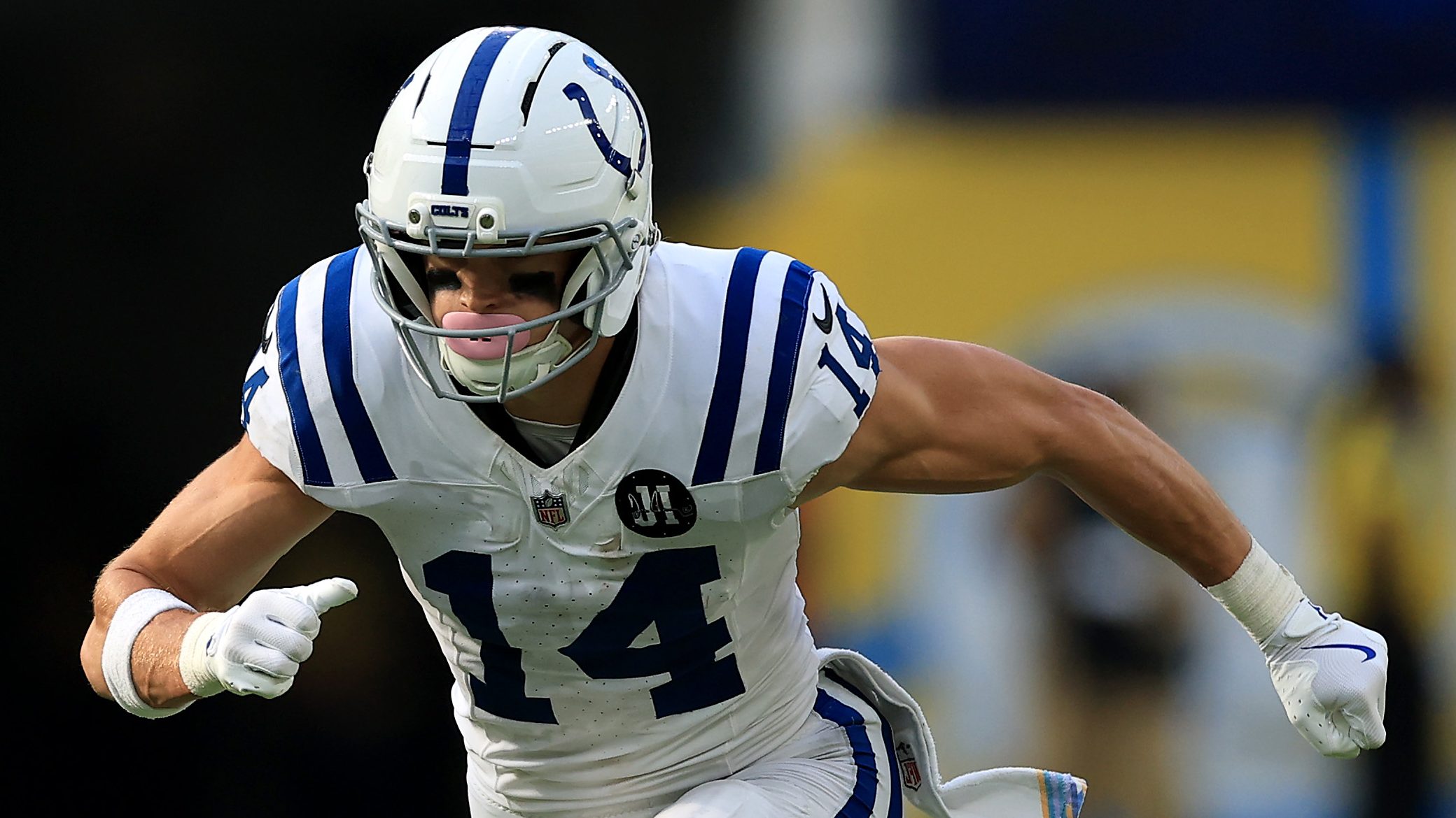 El receptor abierto de los Colts, Alec Pierce, recibe una reveladora ...
